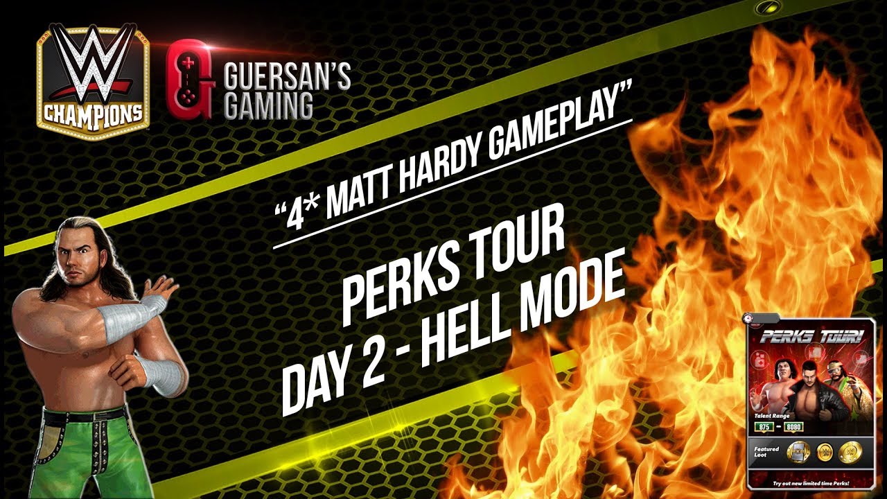 4* Matt Hardy Hell Mode Gameplay 😈 / Perks Tour - Day 2 - Hell Mode ...