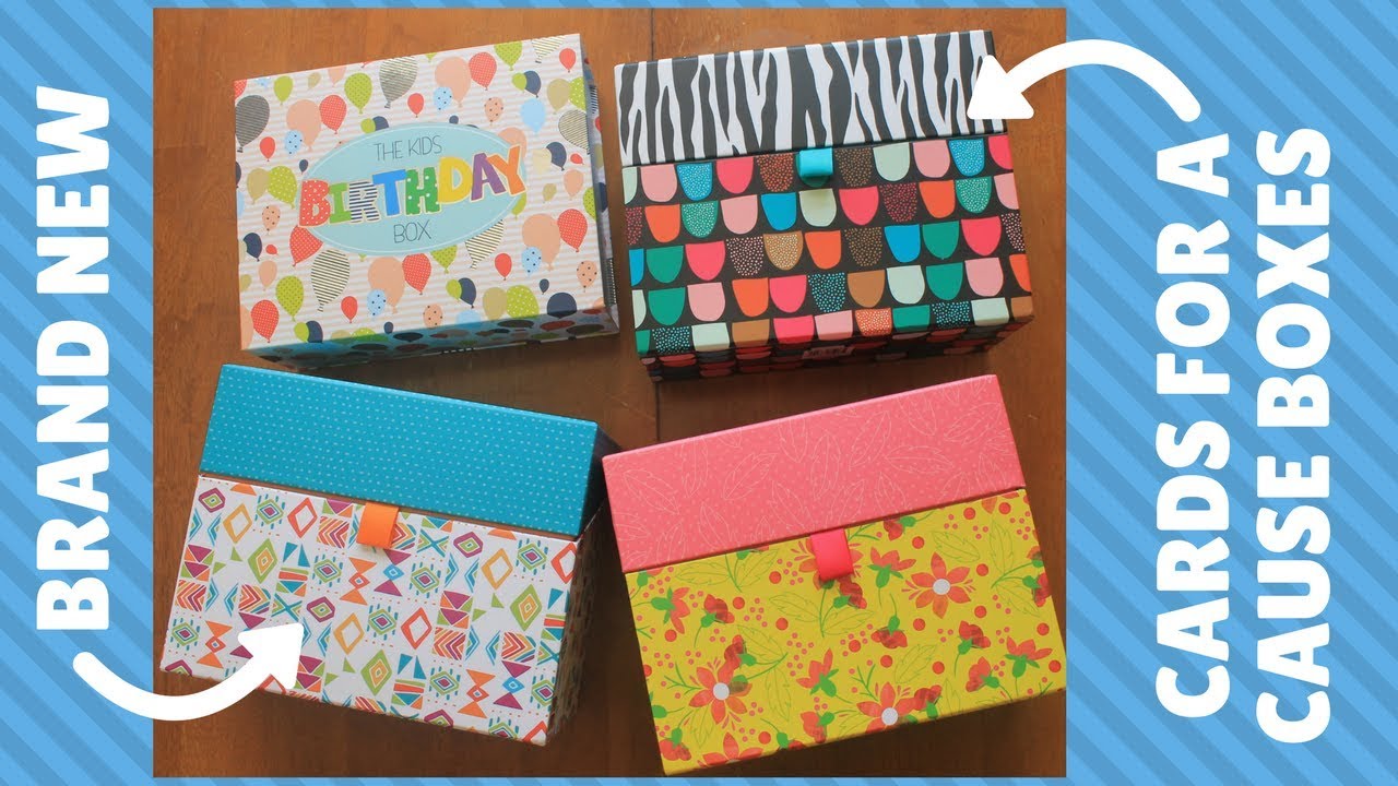 Cards For A Cause (CFAC) 2018 ~ New Boxes! - YouTube