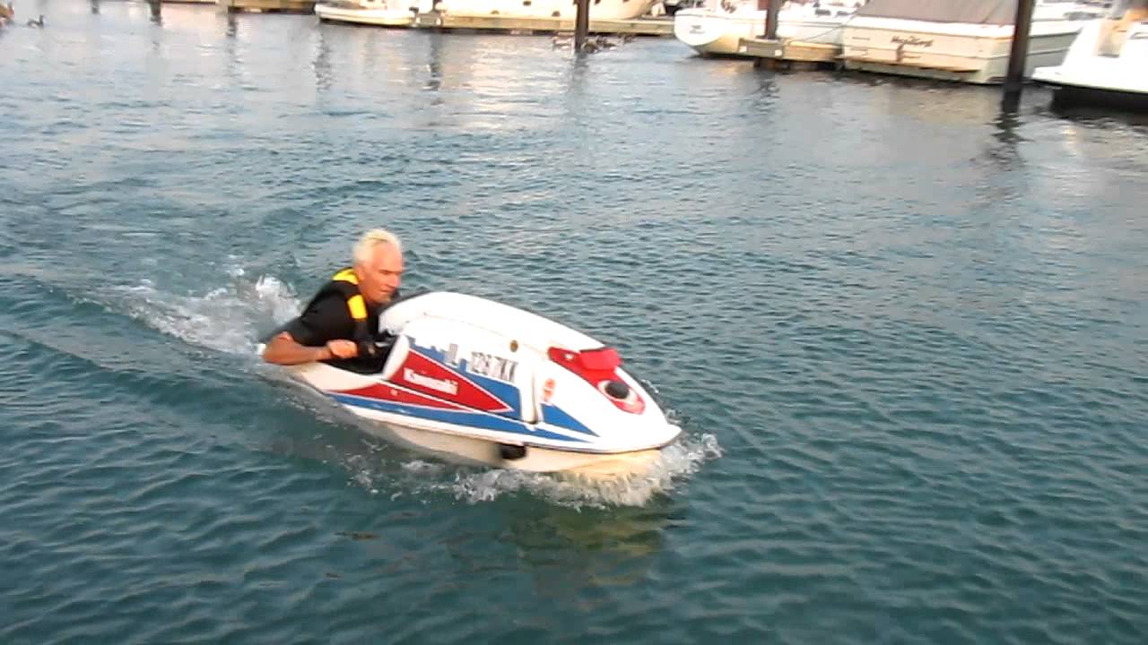 First time on the jet-ski - YouTube