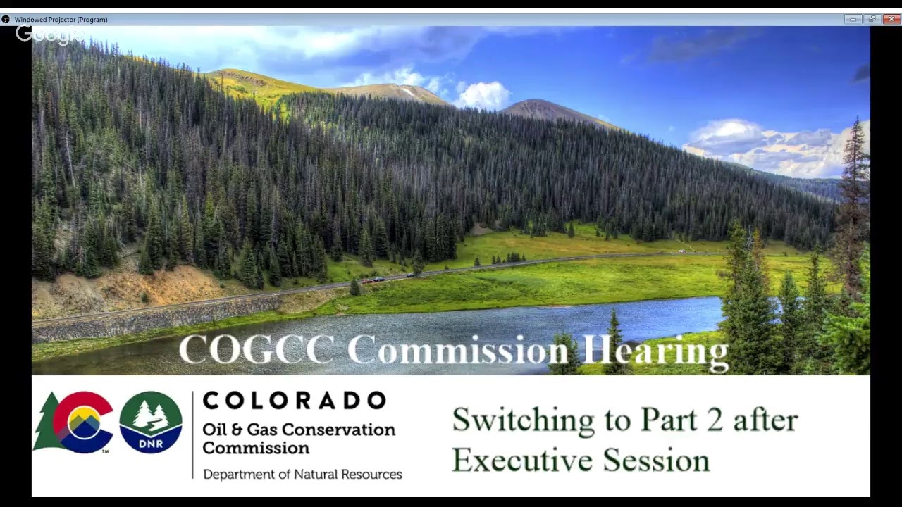 COGCC Commission Hearing - July 31, 2019 - Part 1 - YouTube