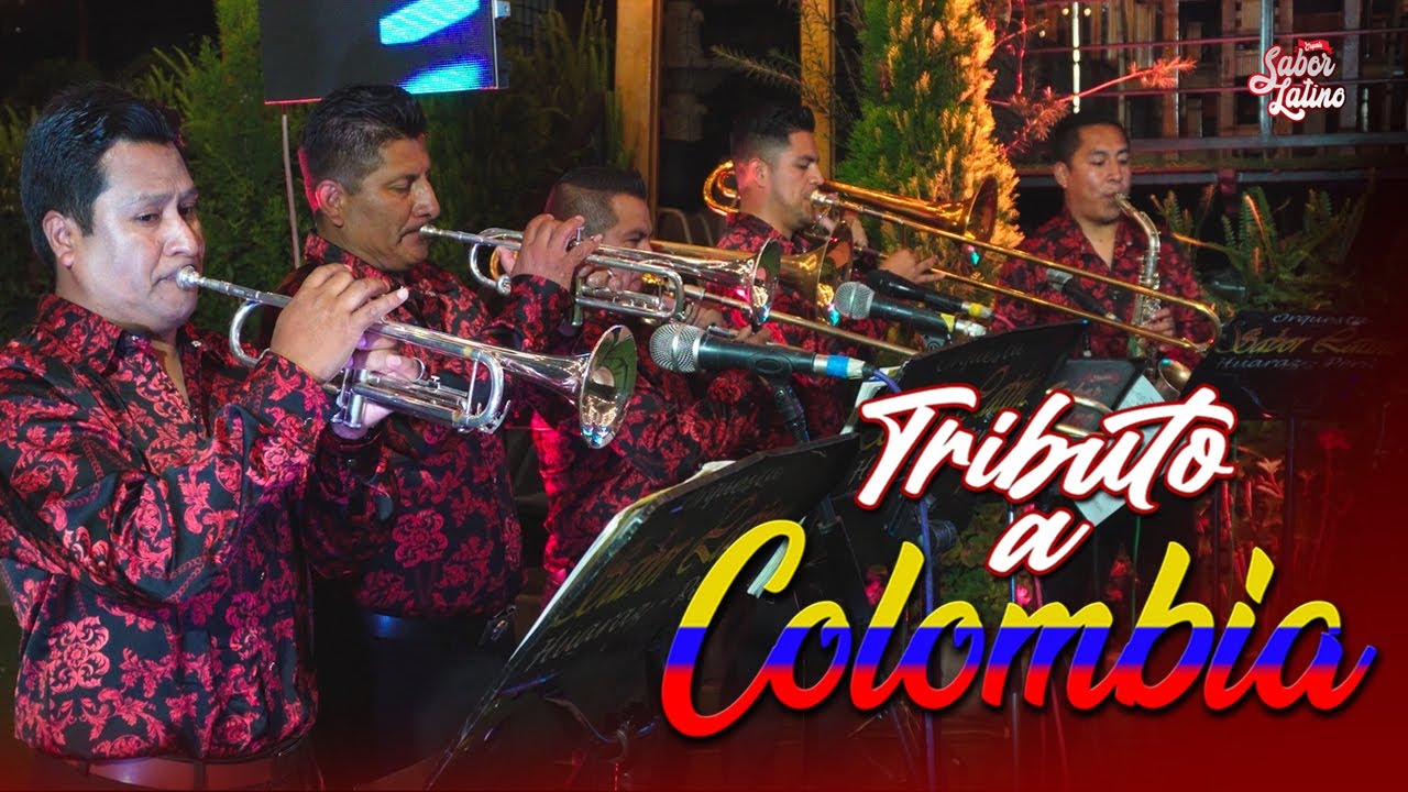 Orquesta Sabor Latino - Tributo a Colombia - YouTube