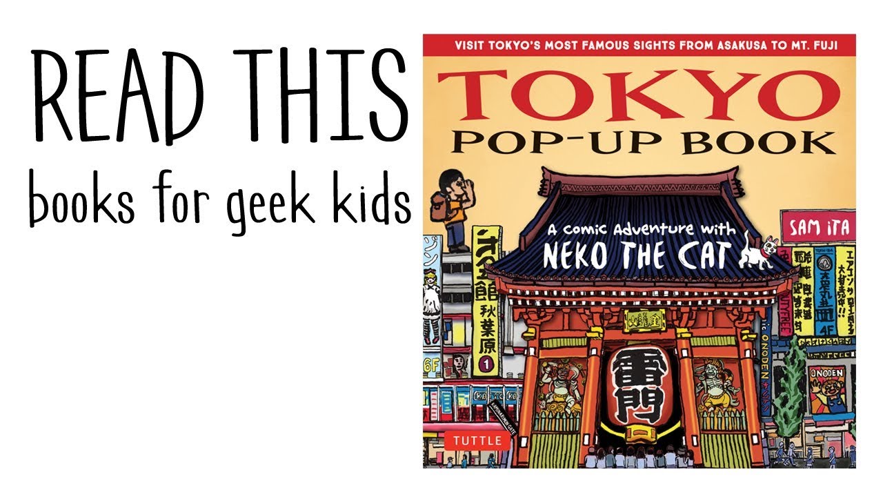 Tokyo Pop-Up Comic Neko the Cat: Geek Books for Kids - YouTube