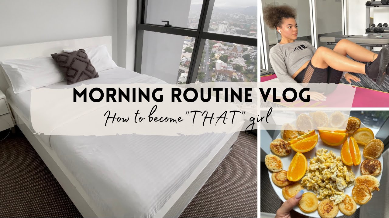 HOW TO HAVE A HAPPY & PRODUCTIVE DAY // MORNING ROUTINE VLOG - YouTube