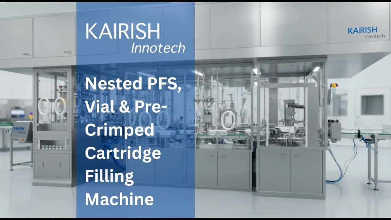 Nested PFS, Vial, Cartridge Combi Filling Line. - YouTube