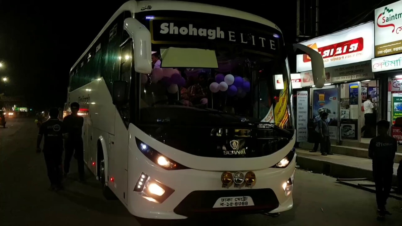 Brand new SHOHAGH SKS SCANIA K410 multi-axle bus, exterior and interior ...