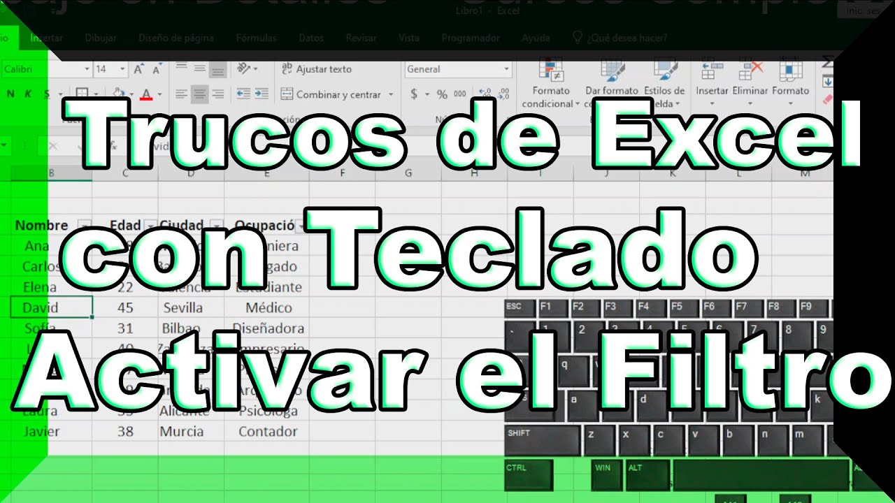 Como Abrir Filtro De Excel Con El Teclado - Image to u Como Abrir Filtro De Excel Con El Teclado - Image to u