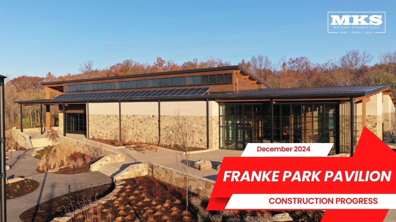 Franke Park Pavillion Construction Completed - YouTube