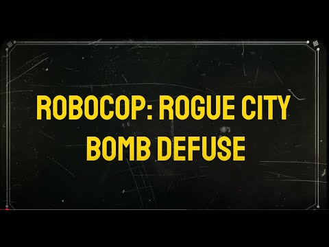 ROBOCOP ROGUE CITY. BANK HEIST BOMB DEFUSE - YouTube