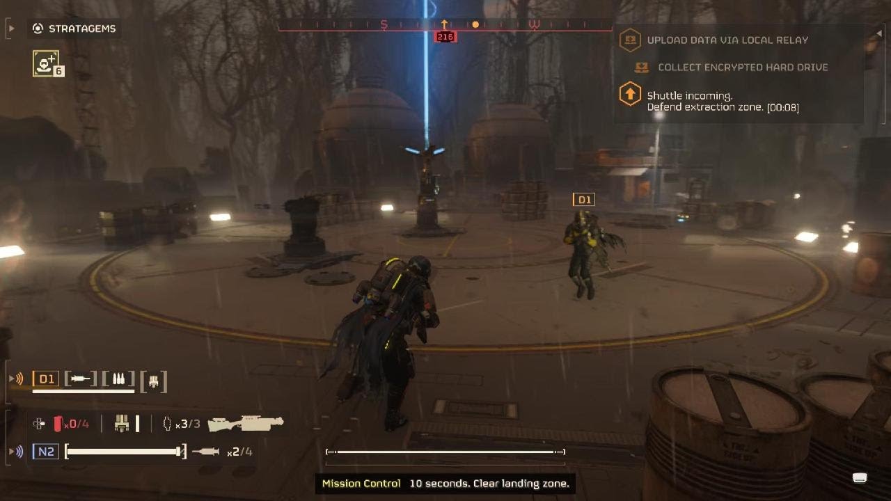 HELLDIVERS 2 Hover Pack Hilarious Visual Bug - YouTube