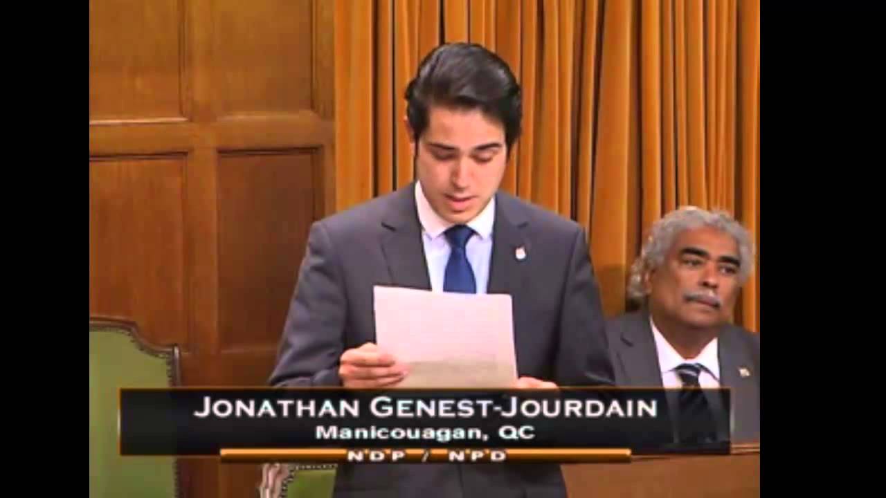 Jonathan Genest-Jourdain, déclaration le 20 octobre 2014 - YouTube