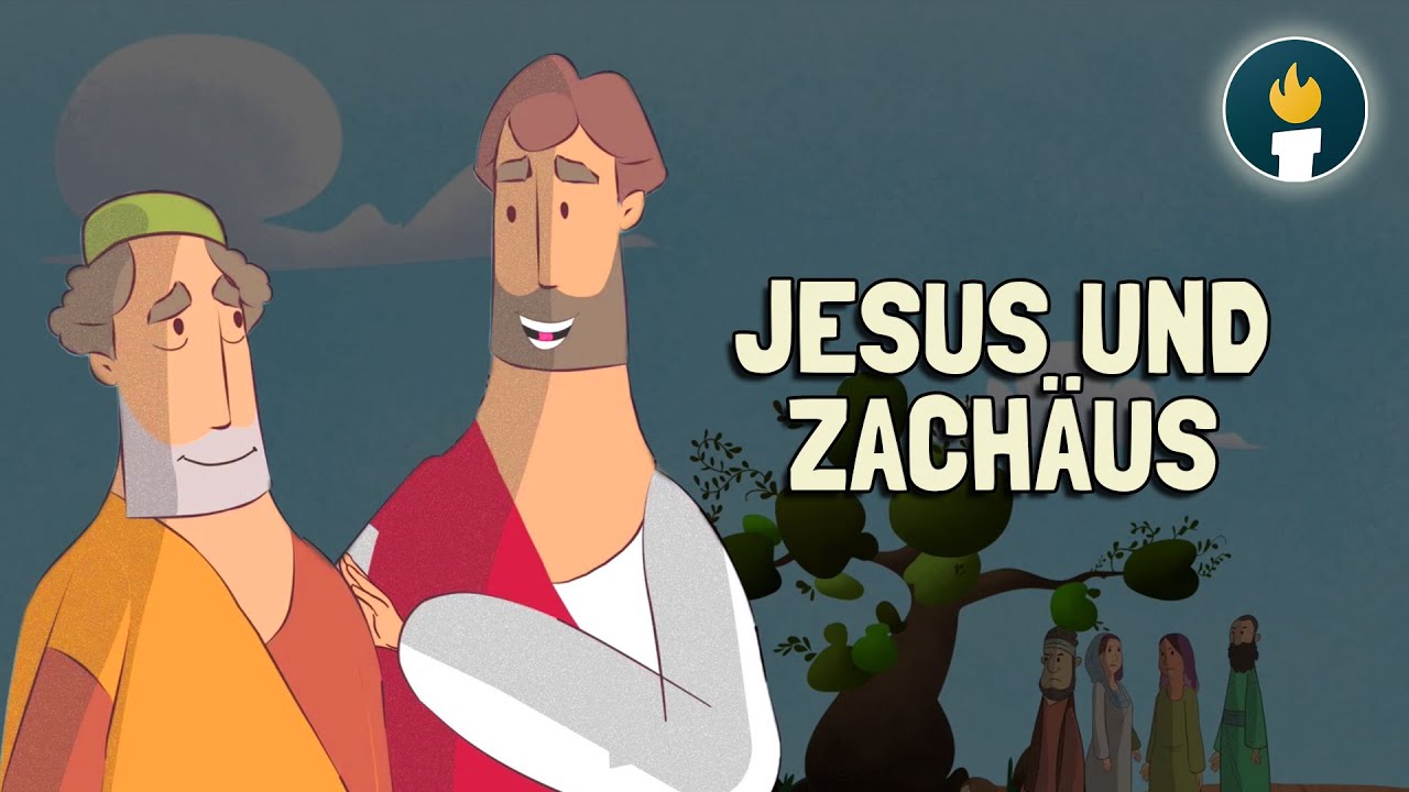 Jesus und Zachäus | Jesus ist mein Freund | Animierte Bibelgeschichte ...