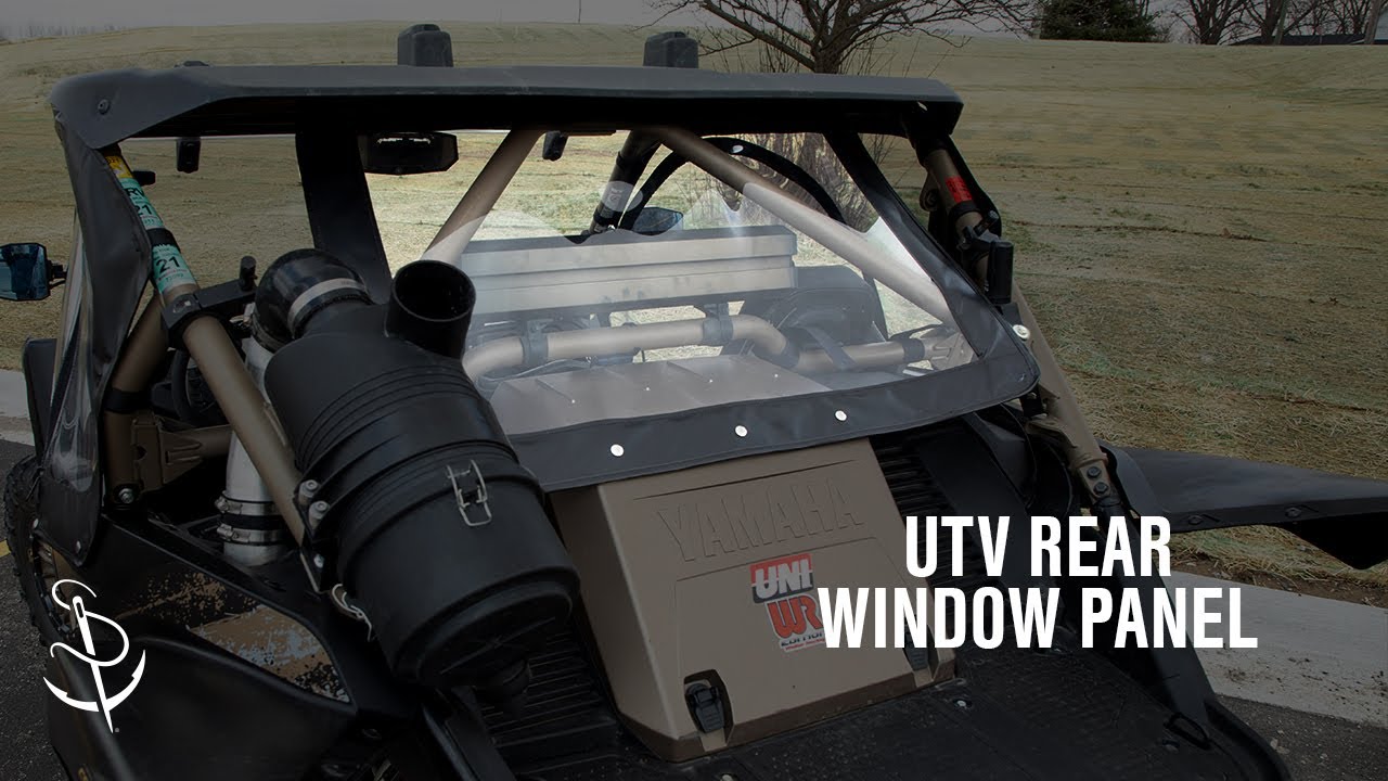 How to Make a UTV Rear Cab Enclosure Panel - YouTube