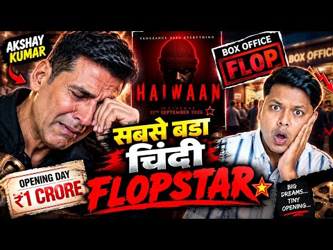Haiwaan Disaster! Akshay Kumar Gets Just ₹1 CRORE Opening 😱 