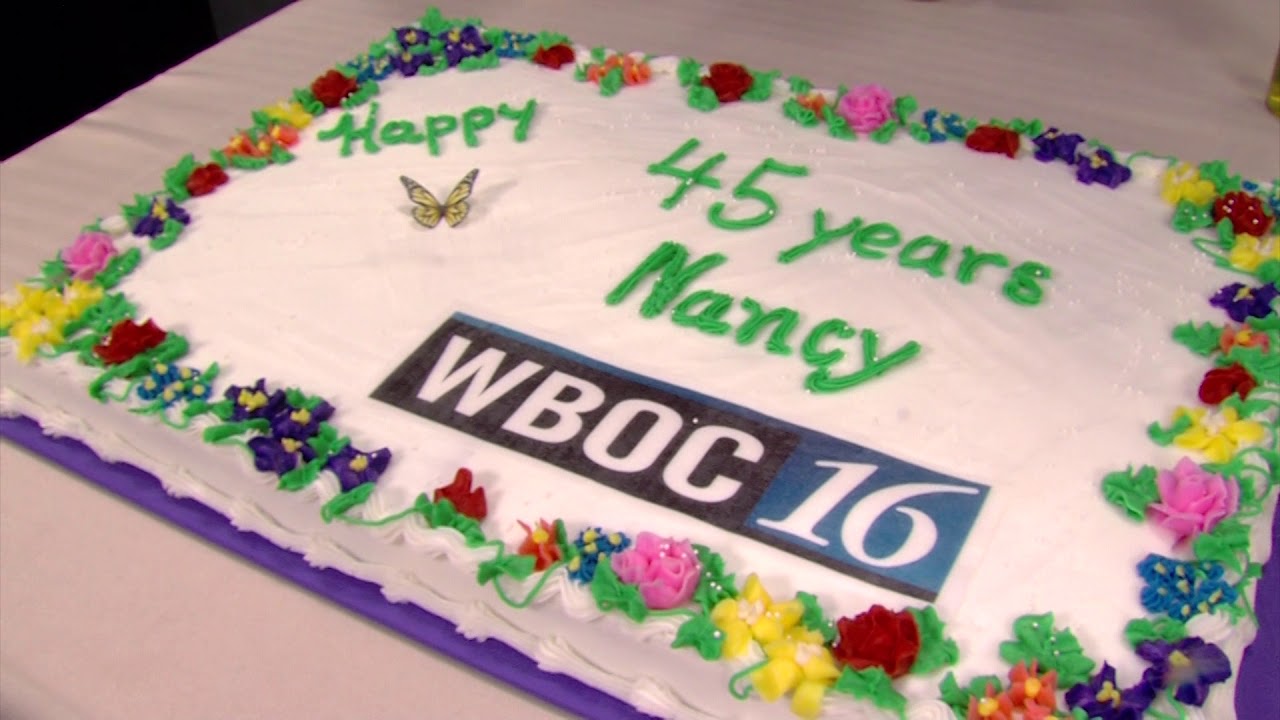 Nancy McGinnis Celebrates 45 Years Working at WBOC - YouTube
