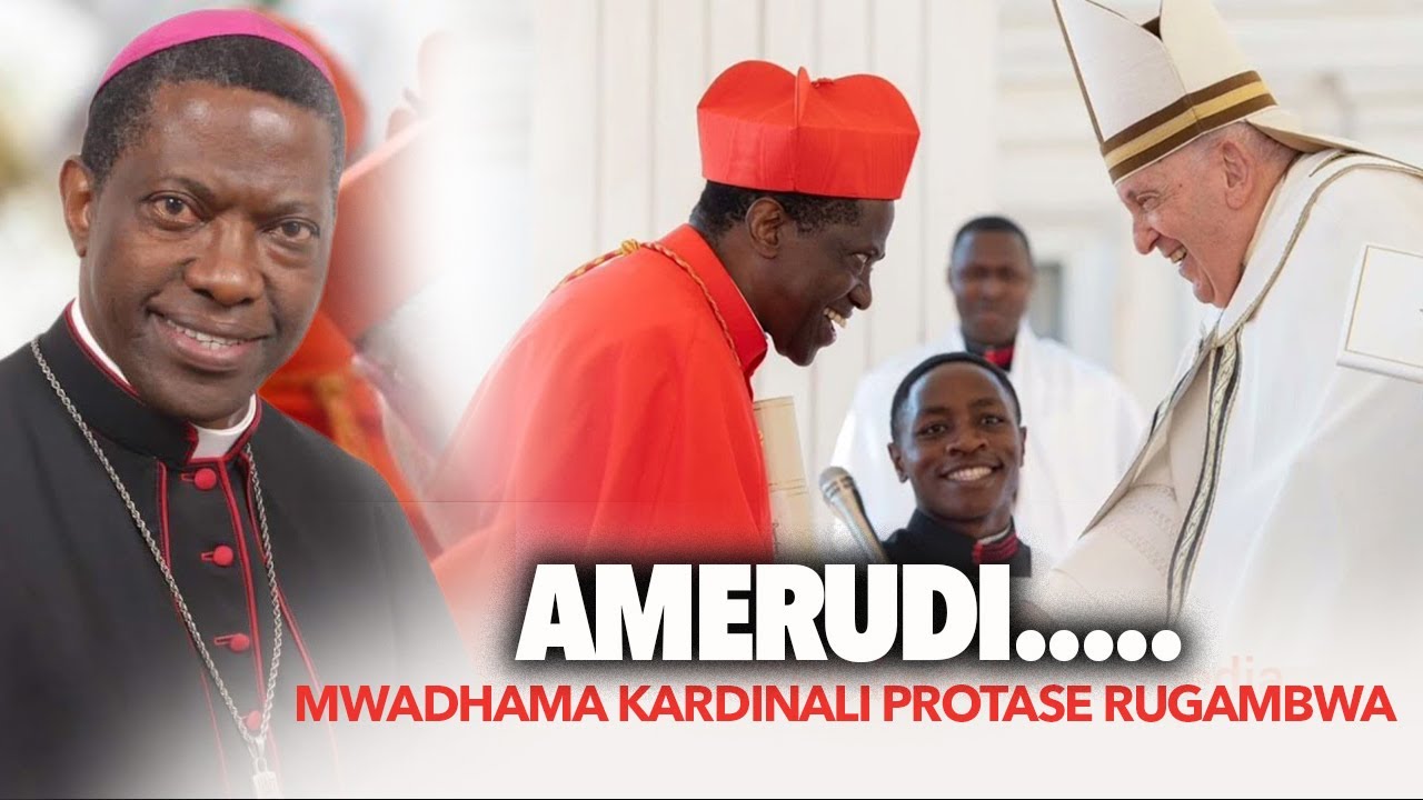 #live: MAPOKEZI YA MWADHAMA KARDINALI PROTASE RUGAMBWA AIRPORTS DAR ES ...