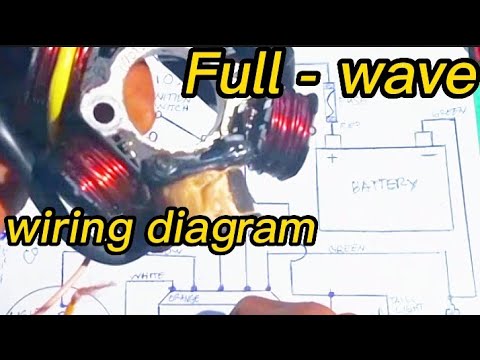 Full-wave wiring diagram.. palakasin ang charging system ng motorcylcle ...