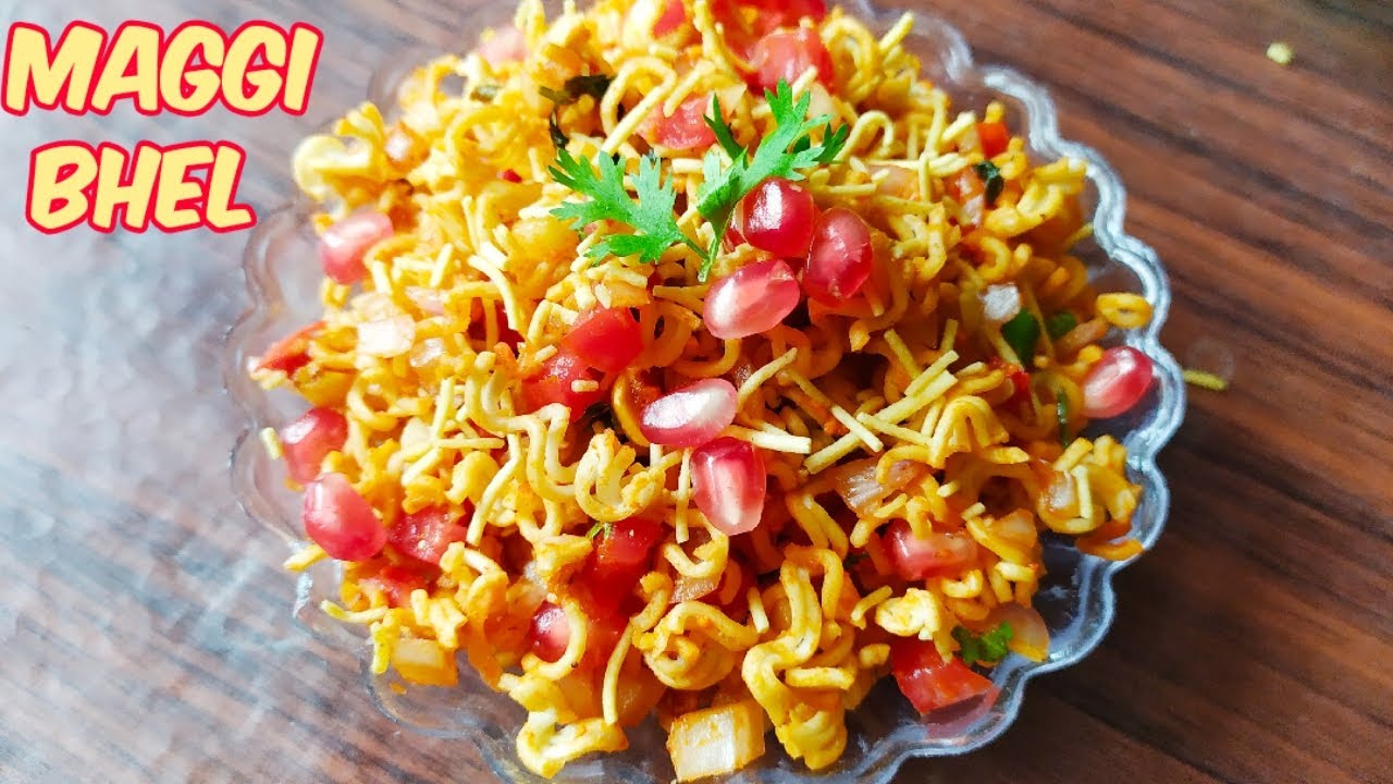 Snack recipe in 5mins | Quick snack recipe | Maggi Bhel recipe | Easy ...