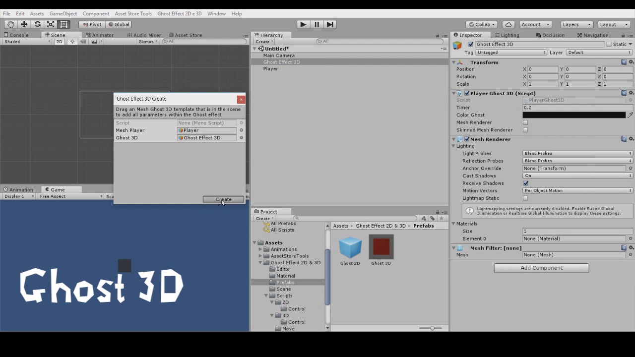 Ghost Effect 2D & 3D - Tutorial - YouTube