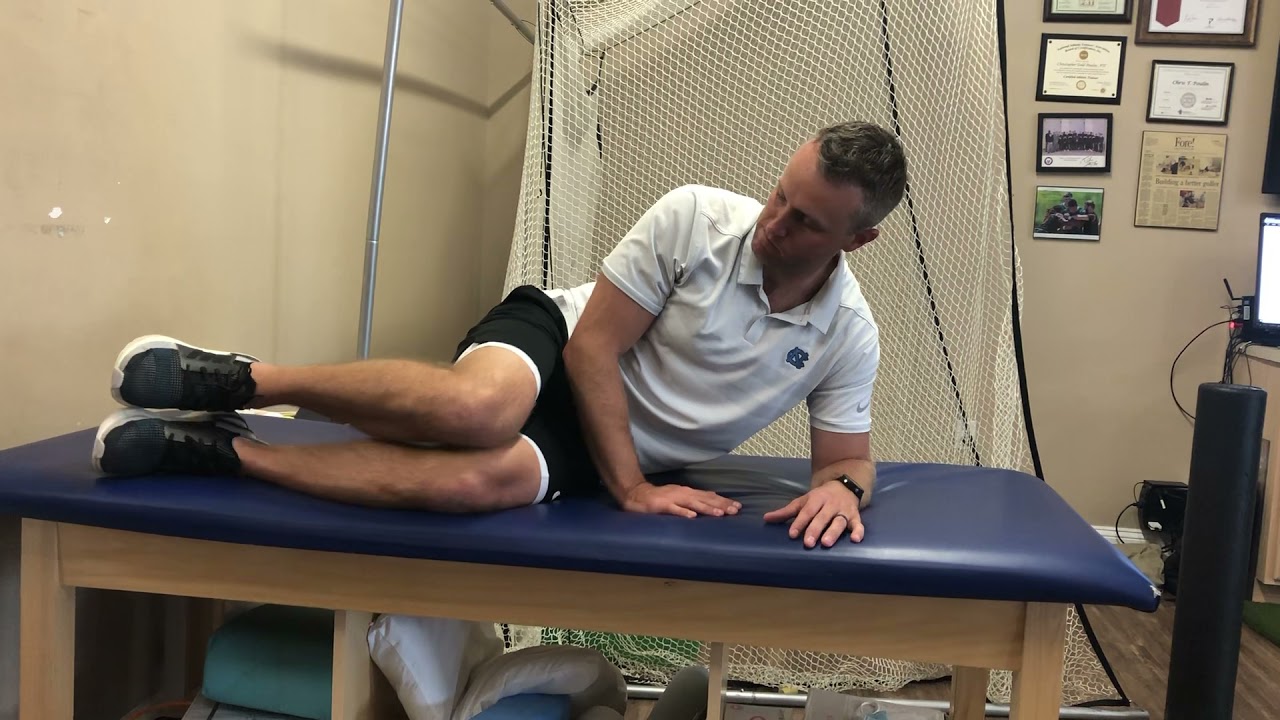 Side Lying Trunk Lift - YouTube