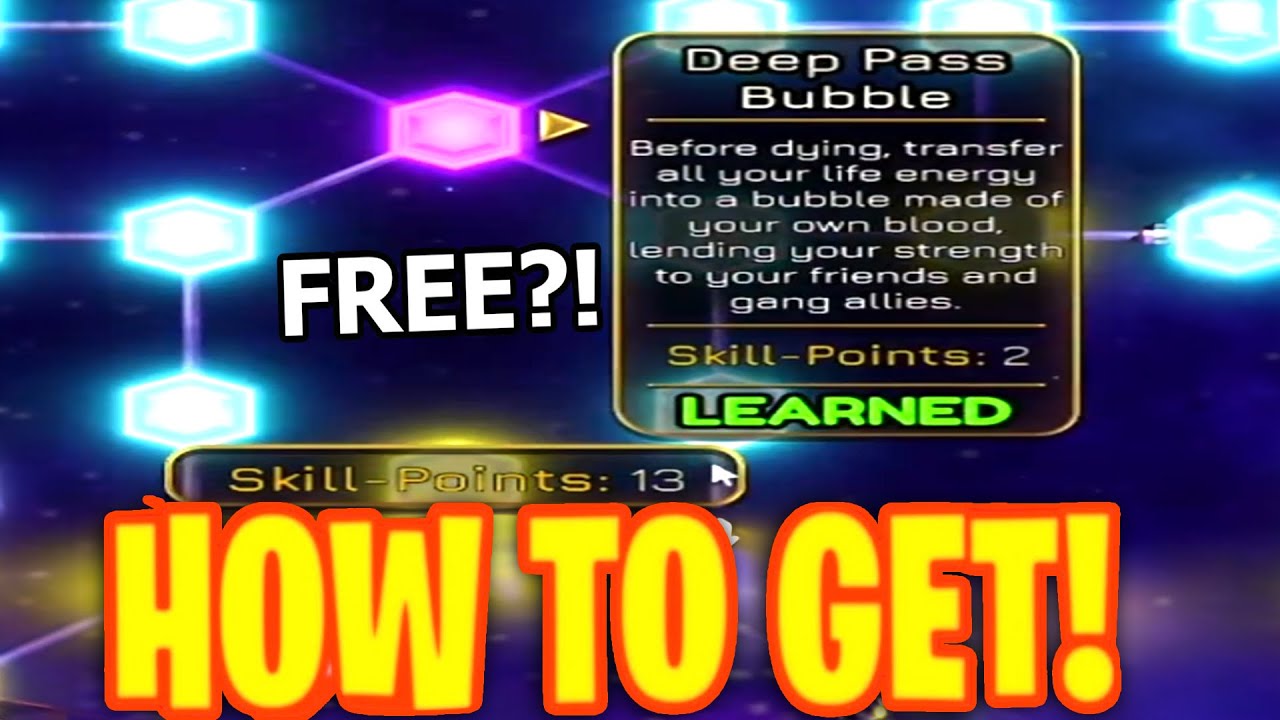 HOW TO GET DEEP PASS BUBBLE & SHOWCASE IN YBA! Your Bizarre Adventure! Roblox - YouTube