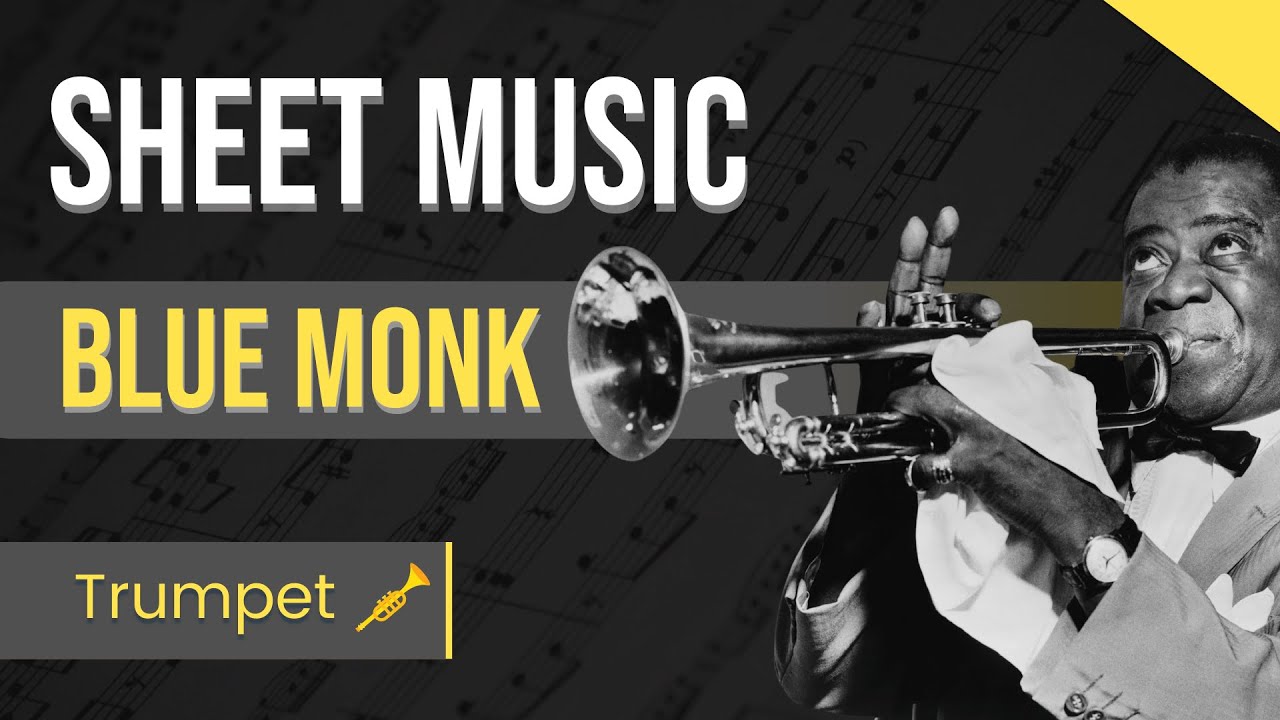 Sheet Music Trumpet Jazz I Blue Monk Semibreve I #EuMeCuido - YouTube