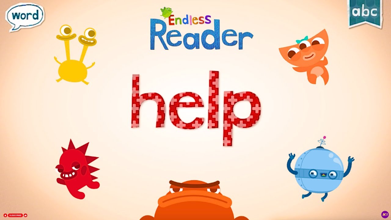 Exploring 'HELP' with Endless Reader | Fun Sight Word Learning ...