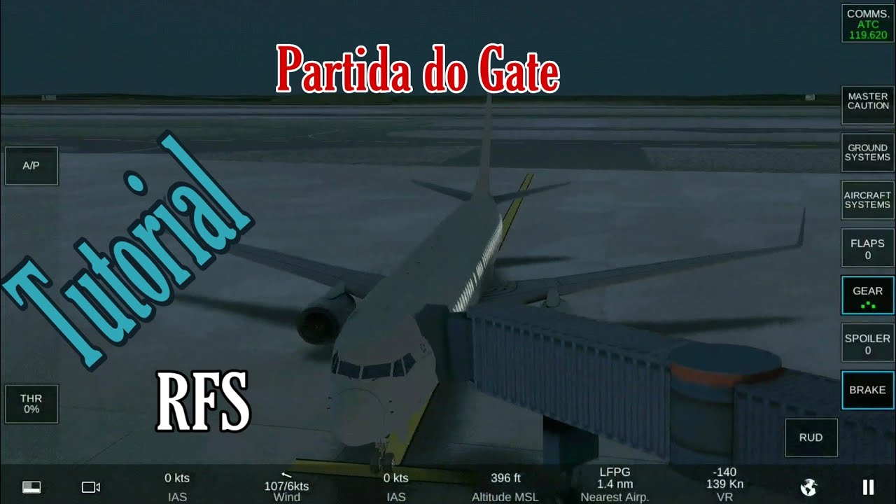 Real Flight Simulator Tutorial (Parte 1) Partida do Gate - YouTube