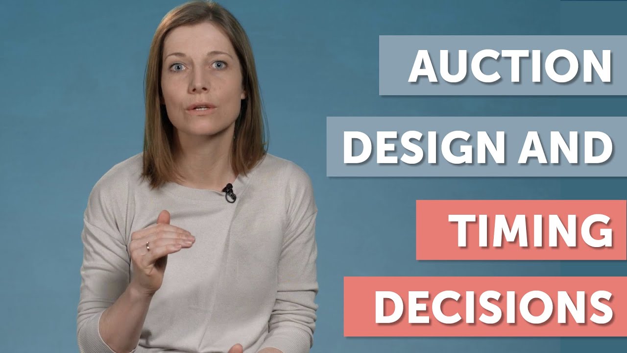 Optimizing Auction Design: Timing Decisions in the Case of Insufficient ...