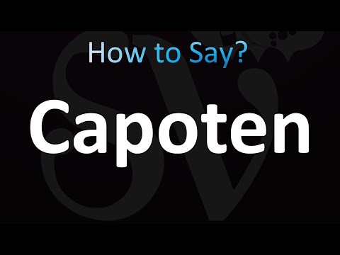 How to Pronounce Capoten (correctly!) - YouTube
