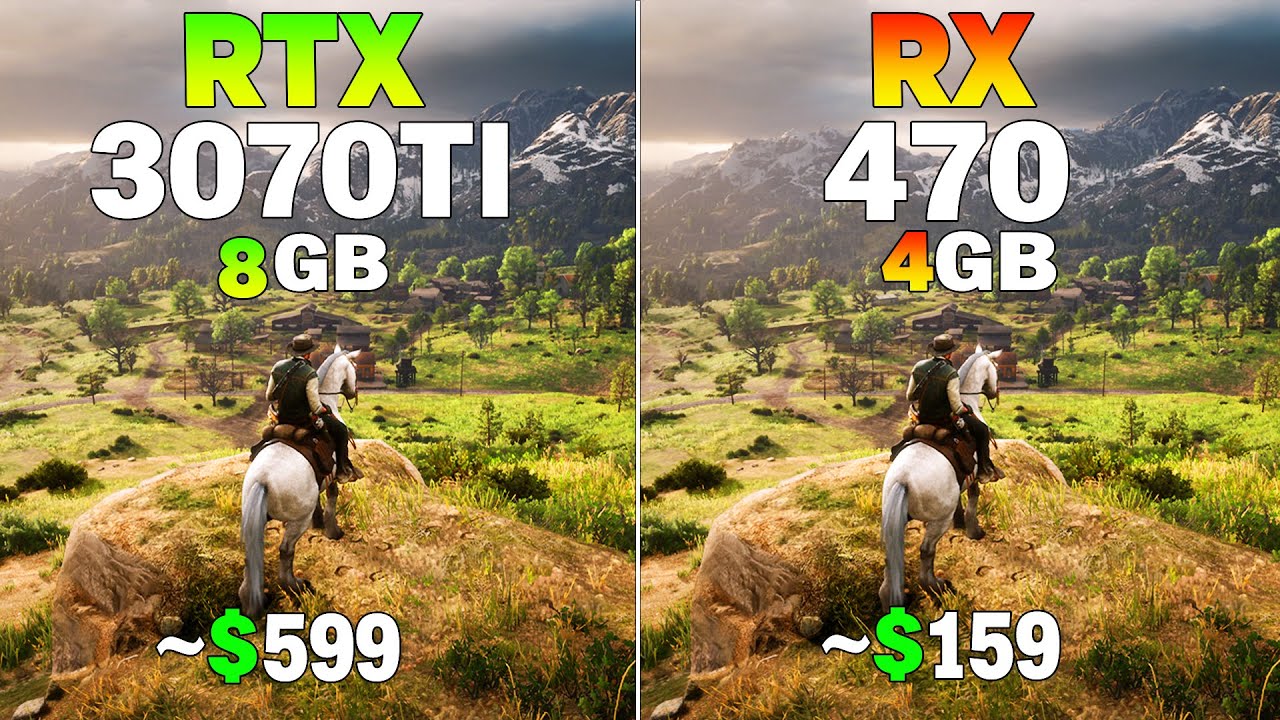 RTX 3070 Tİ vs RX 470 - Test in 8 Games - YouTube