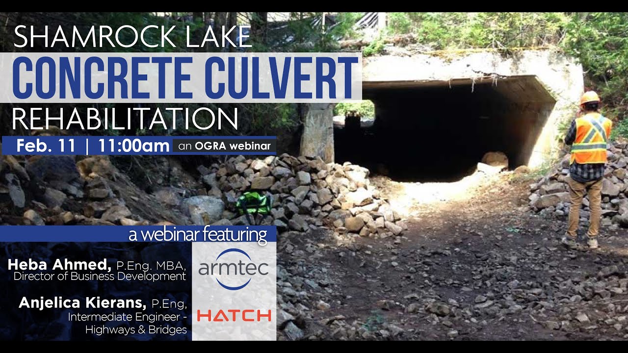 Shamrock Lake Concrete Culvert Rehabilitation ft. Armtec and Hatch ...