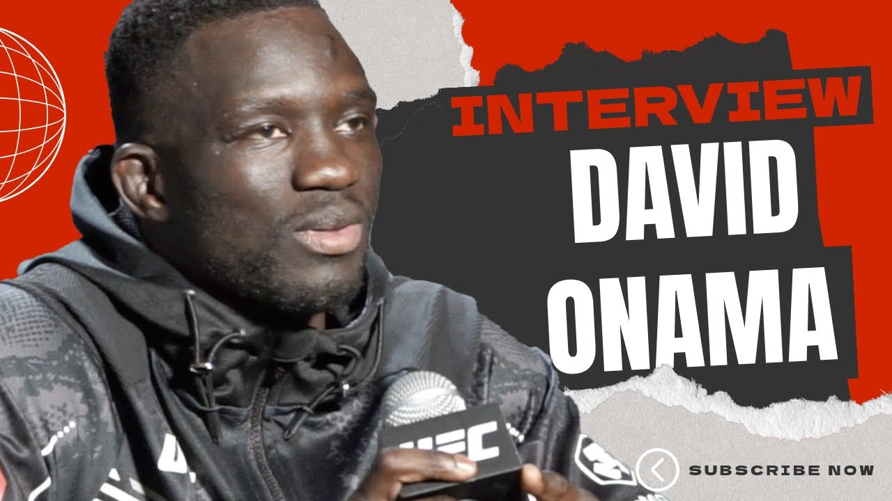 David Onama explains weight miss, reflects on UFC Vegas 91 win - YouTube