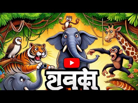 Hathi Or Sary Janwar Ki Larai | Hindi Kids Poem | Animated Rhymes - YouTube