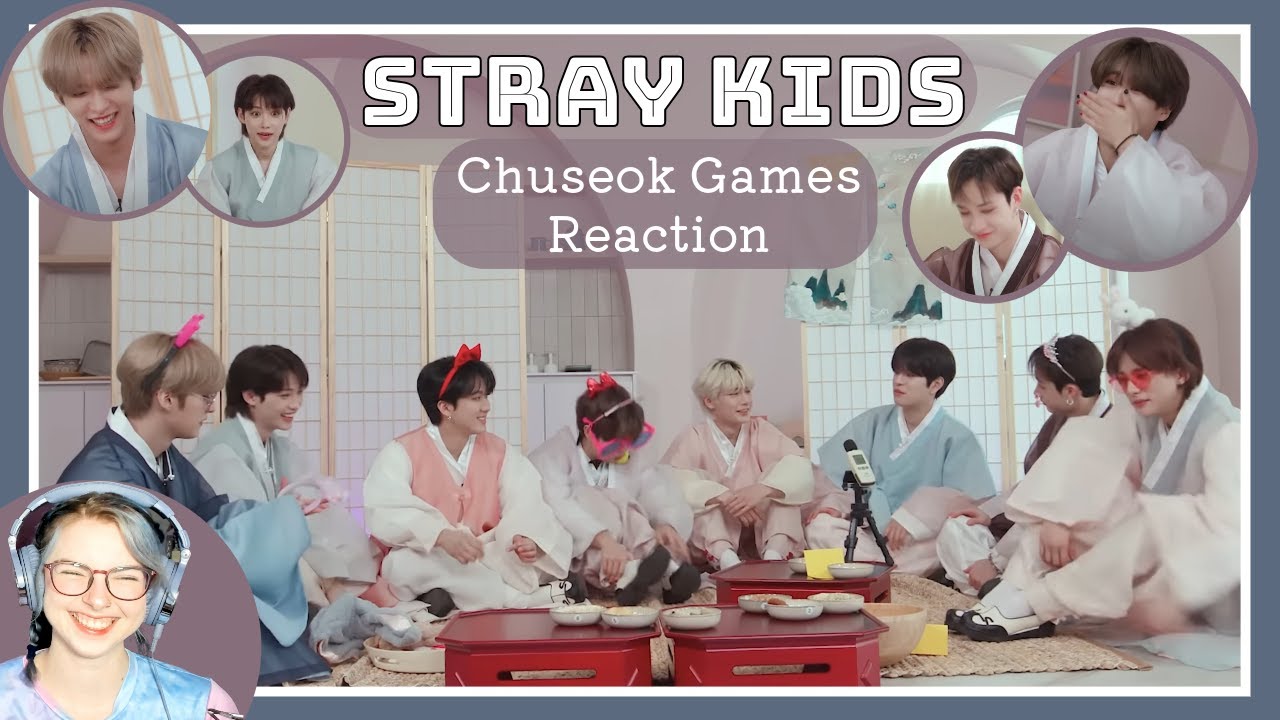 REACTION to (SKZ Variety Games) #1 & #2｜🌕HAPPY CHUSEOK🌕 WITH Stray Kids ...