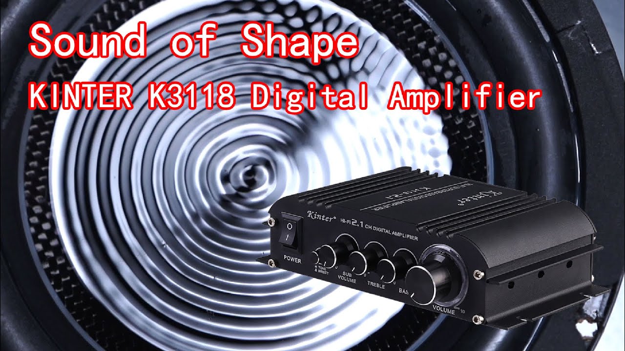 KINTER K3118 Digital Power 2.1 Channel Amplifier - YouTube