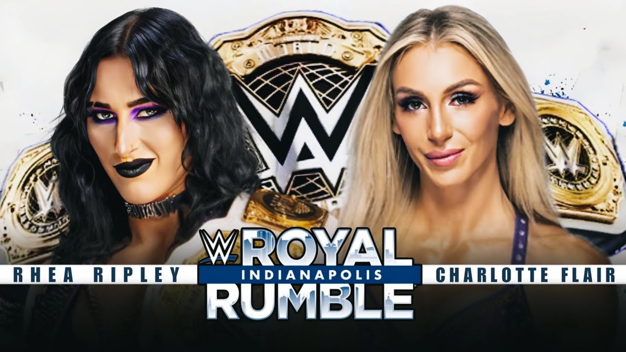WWE Royal Rumble 2025 | Rhea Ripley vs Charlotte Flair Full Match | WWE ...
