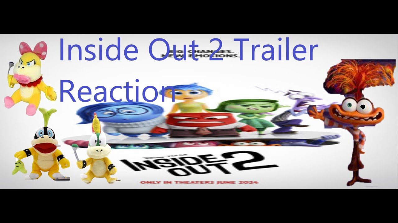 Inside Out 2 Teaser Trailer Reaction - YouTube