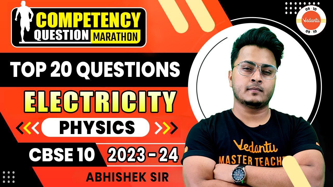 Electricity | Class 10 Physics | Top 20 Competency Based Questions ...