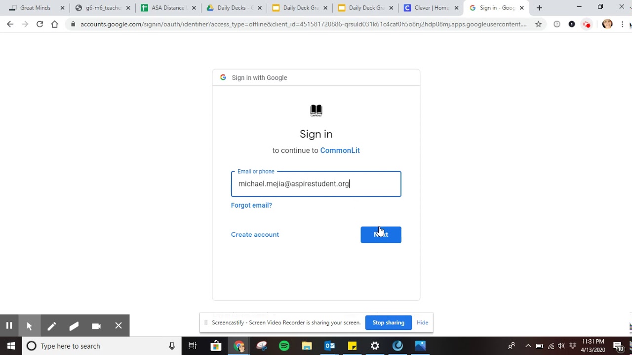 Creating an account on Commonlit - YouTube