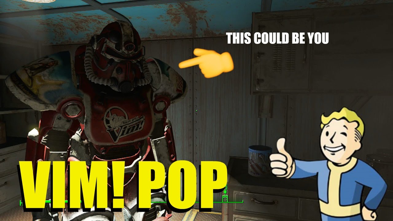 Vim! Pop Power Armor & Schematics | Fallout 4 - Far Harbor - YouTube