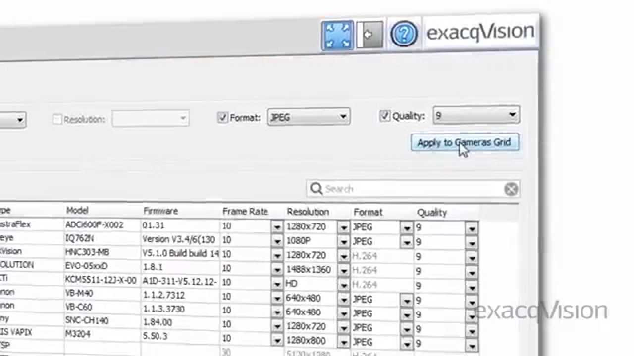 Camera Recording, exacqVision - YouTube