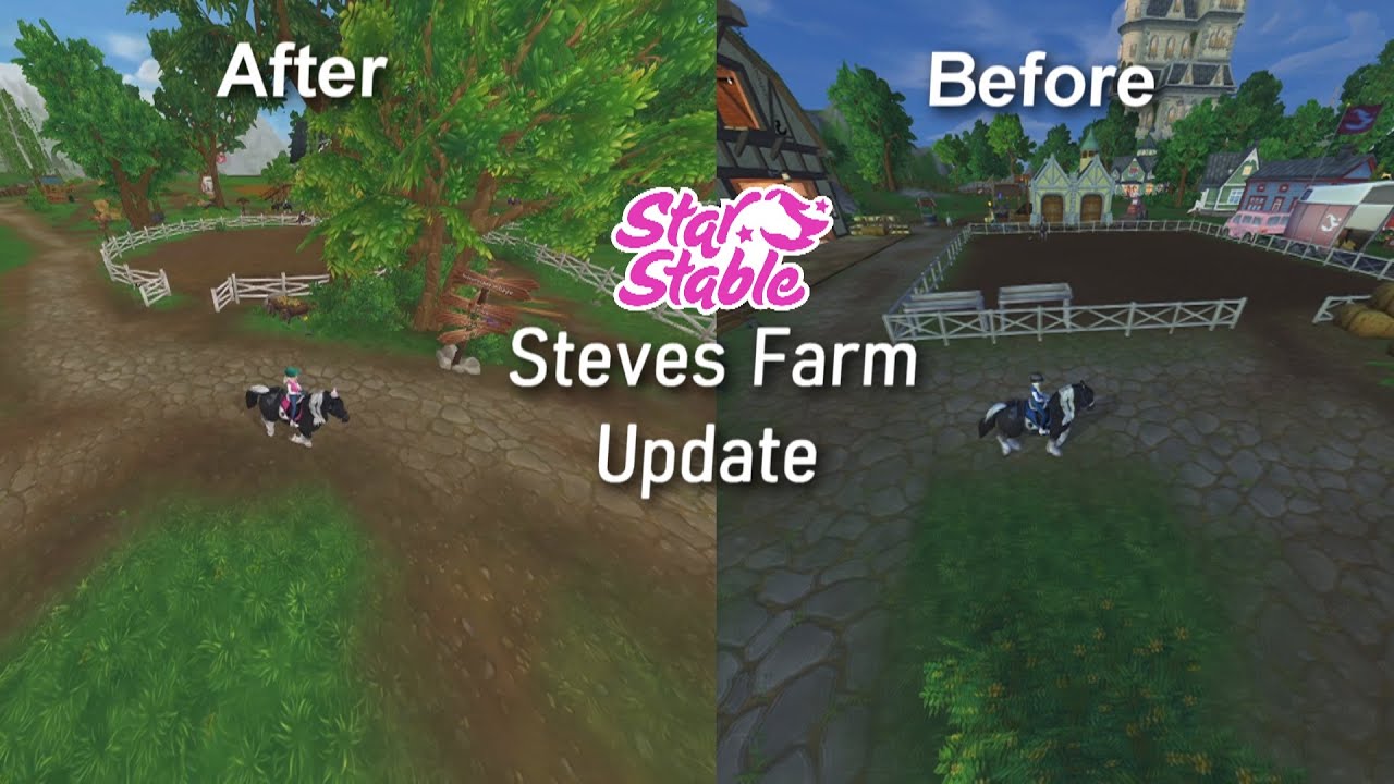 Star Stable Online - Steves Farm Revamp! (before and after) - YouTube