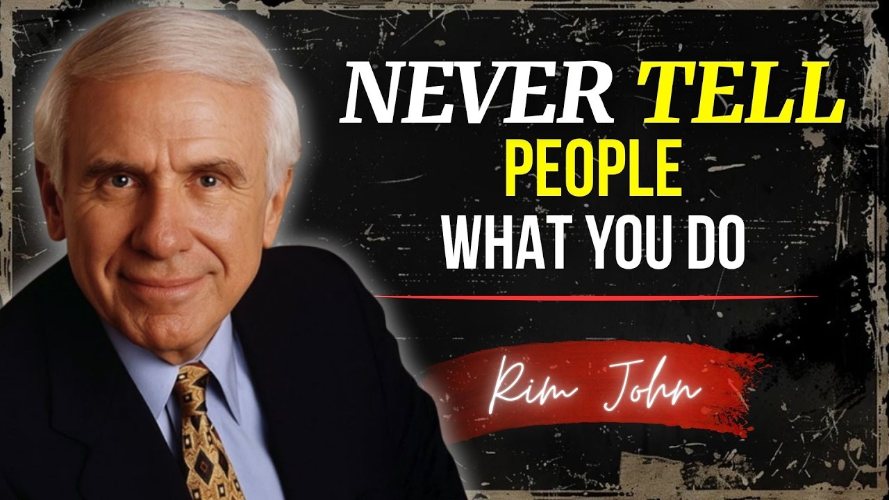 NEVER TELL PEOPLE WHAT YOU DO | JIM ROHN MOTIVATION - YouTube