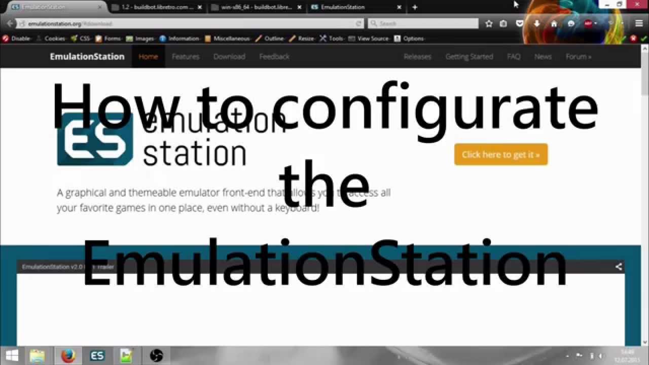 How to: Play ROMs with EmulationStation from USB-Stick - YouTube
