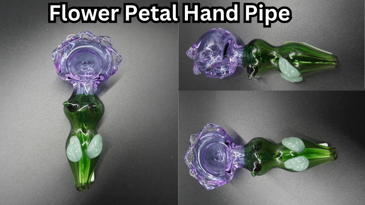 Flower Petal Hand Pipe!!!!! Absolutely Stunning - YouTube