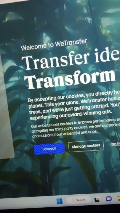 We transfer in hindi | Large file transfer using free platform - YouTube