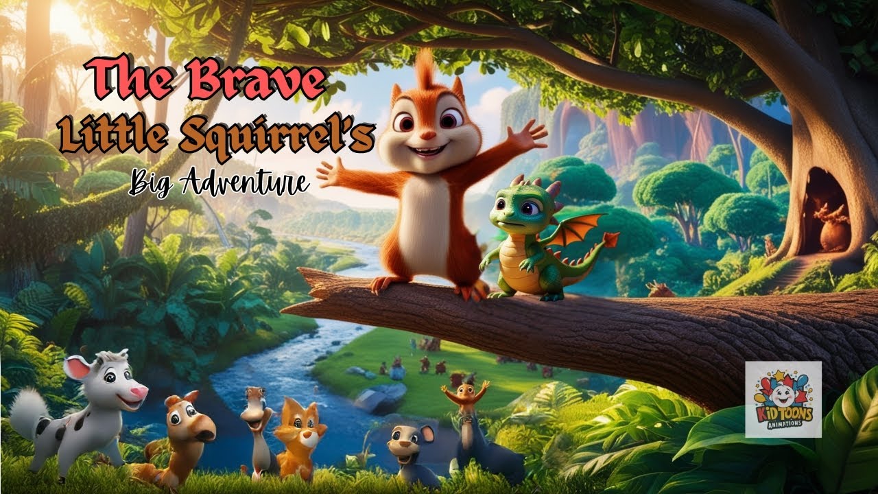 The Brave Little Squirrel’s Big Adventure | Kids Story | Moral Lessons ...