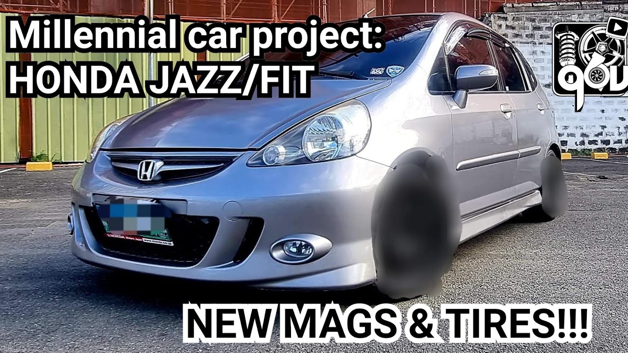 HONDA JAZZ / FIT GD UPDATE: NEW MAGS AND TIRES - YouTube