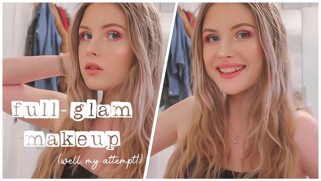 FULL GLAM MAKEUP TUTORIAL | Evie Rose - YouTube