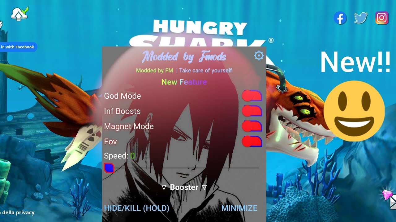 Hungry Shark World mod menu v4.7.0 - YouTube